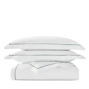 CHRISTY Premium Sateen Duvet Cover Set, Full/queen - Green