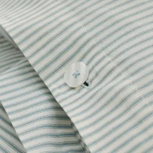 CHRISTY Ticking Stripe Duvet Cover Set, King/california King - Blue