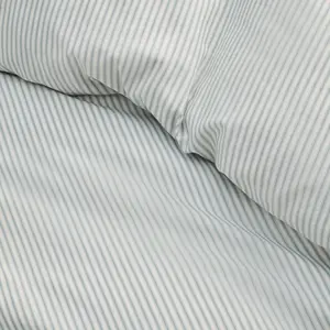 CHRISTY Ticking Stripe Duvet Cover Set, Full/queen - Blue