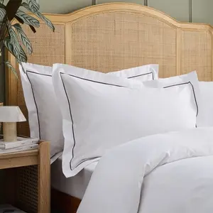 CHRISTY Premium Cotton Sateen Pillowcase Set, Standard - Fig