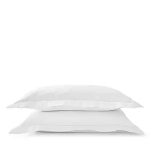CHRISTY Premium Cotton Sateen Pillowcase Set, Standard - White