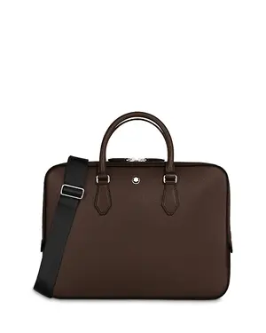 Montblanc Sartorial Leather Thin Briefcase - Brown
