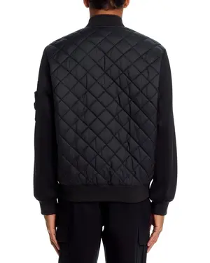 Hugo Bilaro Quilted Zip Bomber Jacket