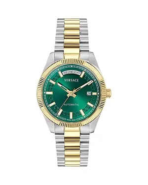 Versace Millenyium Automatic Bracelet Watch, 40mm - Two Tone