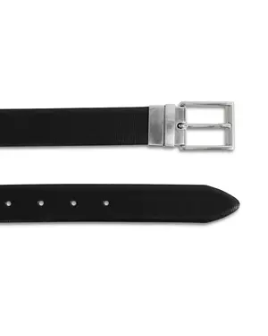 REISS Ricky Saffiano/smooth Reversible Leather Belt