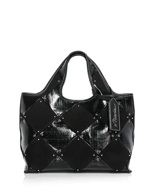 3.1 Phillip Lim Mini Quilted Patchwork Market Tote Bag