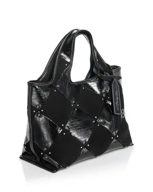 3.1 Phillip Lim Mini Quilted Patchwork Market Tote Bag