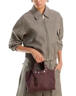 3.1 Phillip Lim Mini Washed Denim Market Tote Bag