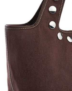 3.1 Phillip Lim Mini Washed Denim Market Tote Bag