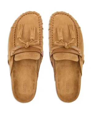 Isabel Marant Étoile Malvin Suede Mule Loafers