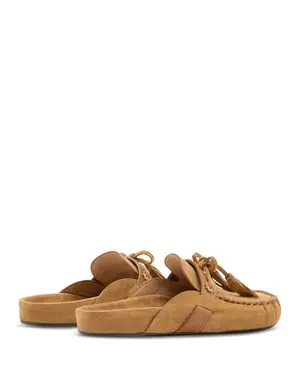 Isabel Marant Étoile Malvin Suede Mule Loafers