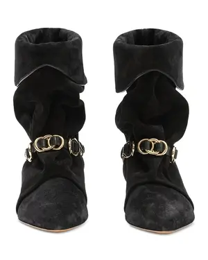 Isabel Marant Étoile Edrik Embellished Suede Ankle Boots