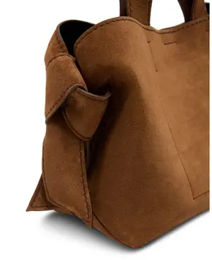 Acne Studios Suede Tote Bag - Cognac Brown