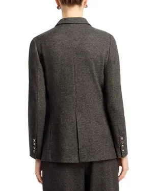 Herno Diagonal Jacquard Double Breasted Blazer