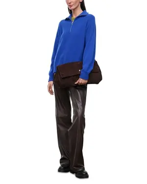 Staud Cy Oversized Suede Shoulder Bag