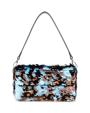 Staud Timmy Sequined Convertible Shoulder Bag - Nightspark