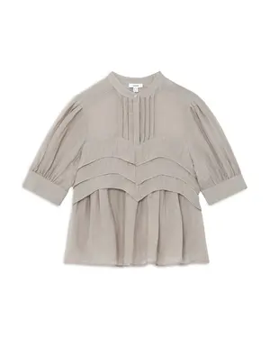 REISS Georgia Tiered Top