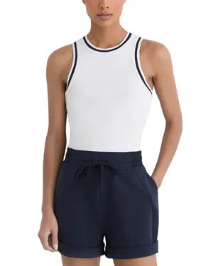 REISS Phoebe Jersey Drawstring Shorts