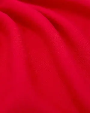 REISS Suzzie Wool Mock Neck Tee - Red
