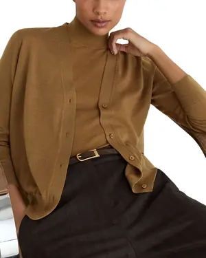 REISS Simi Merino Wool Cardigan