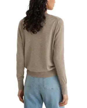 REISS Sadie Merino Wool Crewneck Sweater