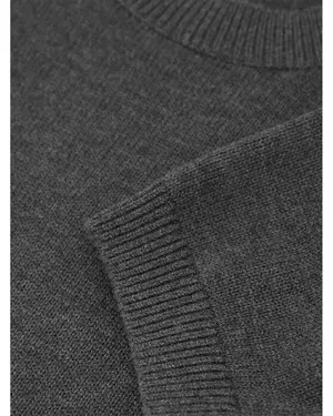 REISS Rita Cotton & Wool Crewneck Sweater