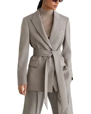 REISS Briony Belted Blazer