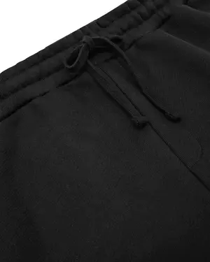 REISS Tanner Cotton Drawstring Pants - Black