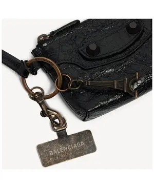 Balenciaga Le City Phone Strap With Pouch
