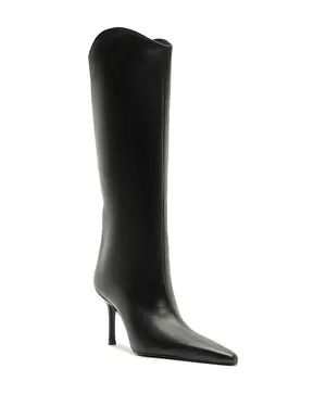 Schutz Mary Ellen Leather Knee High Boots