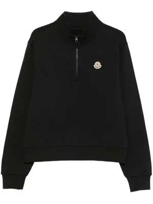 Moncler Cotton Sweatshirt - Black