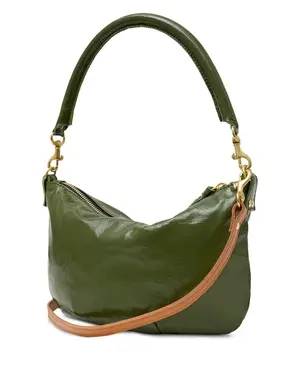 Clare V. Small Leather Messenger Crossbody