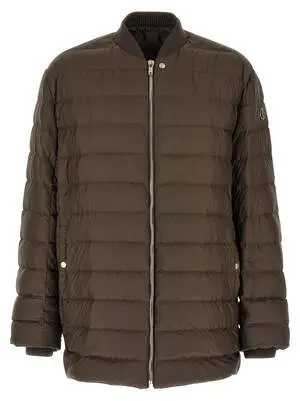 Rick Owens Moncler + 'flight Parka' Down Jacket - Brown