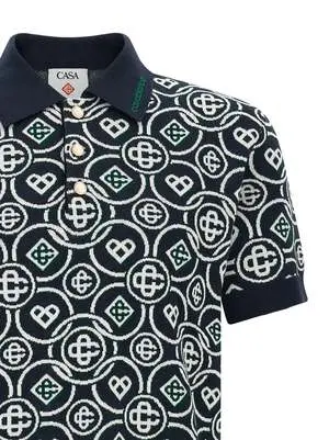 Casablanca Monogram' Polo Shirt