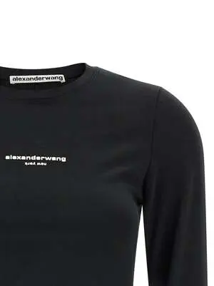 Alexander Wang Ls Tee W/logo Print' T-shirt