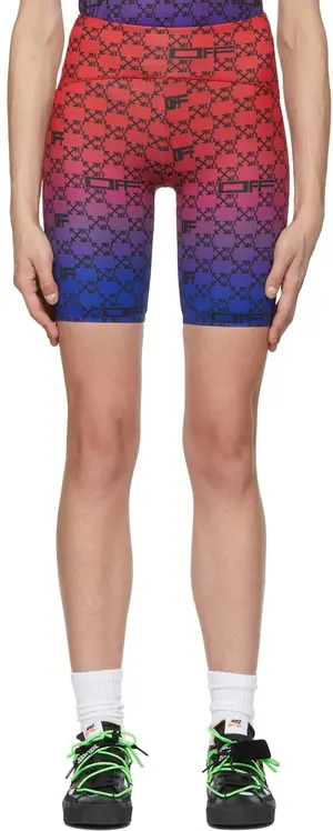 Off-White Monogram-print Cycling Shorts