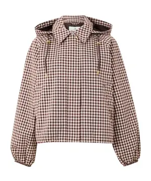 Barbour Audrey Showerproof Hooded Long Sleeve Rain Anorak - No