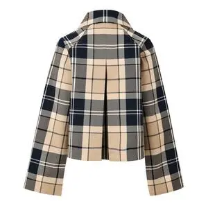 Barbour Delilah Plaid Cropped Jacket