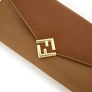 Fendi Solid Color Wallet