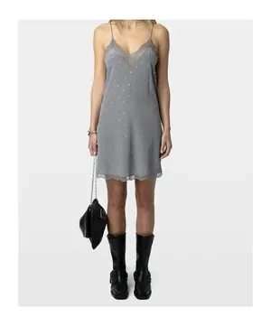 Zadig&Voltaire Ristyz Rhinestone-embellished Mini Dress