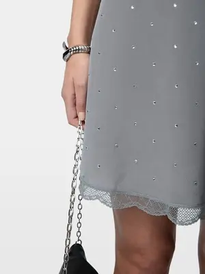 Zadig&Voltaire Ristyz Rhinestone-embellished Mini Dress