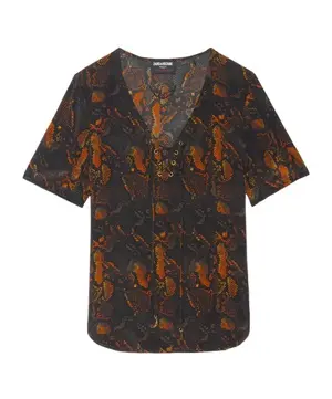 Zadig&Voltaire Terzo Python Print Blouse
