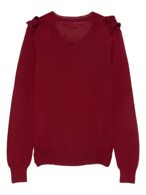 Comme Des Garçons Ruffled Cardigan