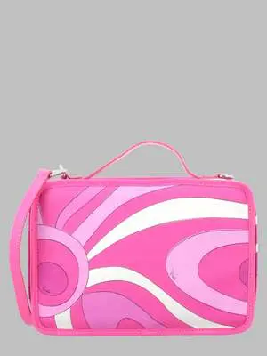 Emilio Pucci Graphic Print Cotton Handbag