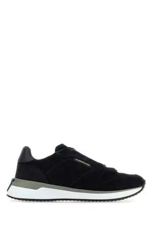 FERRAGAMO Suede Sneaker - Blue