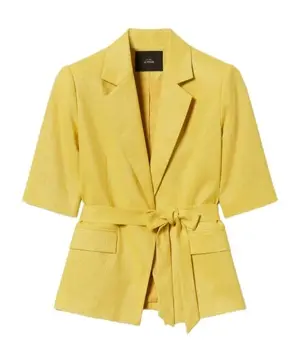 TWINSET Short-sleeved Belted Blazer