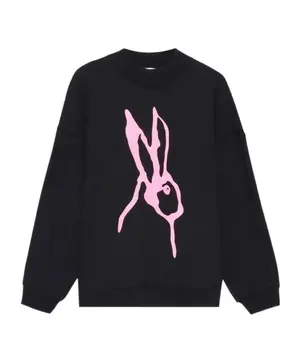 MSGM Sketched Bunny Print Sweatshirt