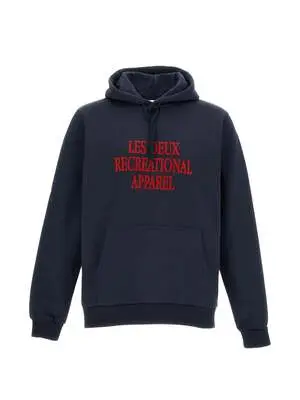 LES DEUX Organic Cotton Crewneck Pullover - Navy