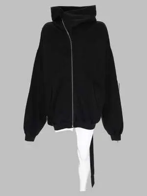 Rick Owens 100% Cotton Sweatshirt - Black