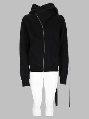 Rick Owens Cotton Sweatshirt - Black